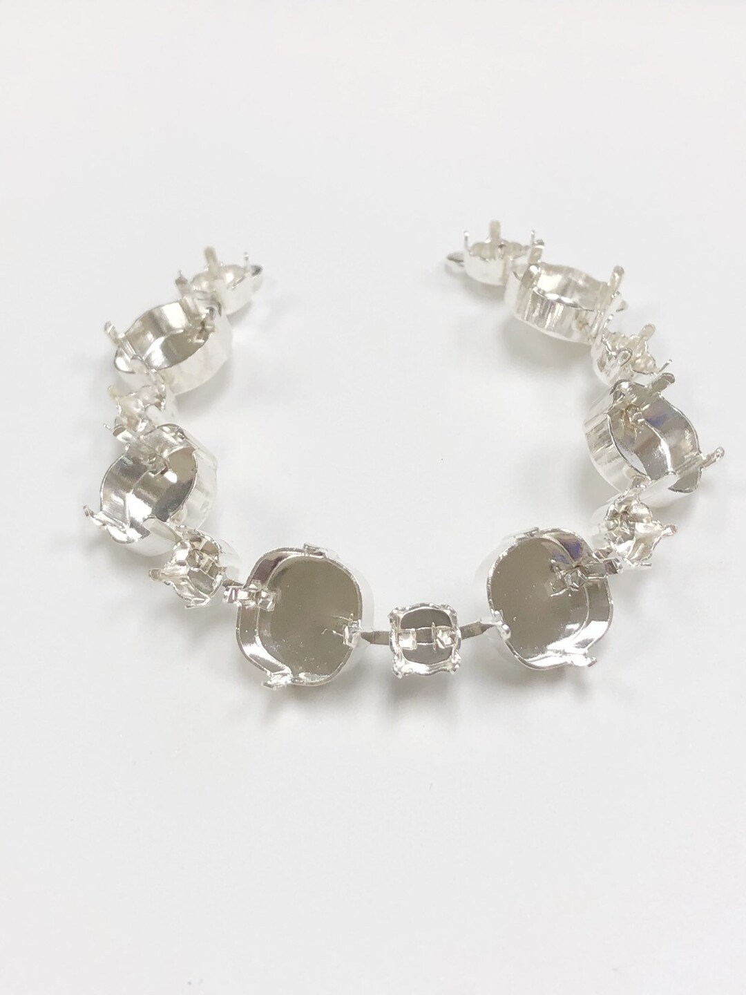 12x12mm 29ss Empty Cup Chain for Bracelet, 4470 Cushion Cut 6mm Bright ...