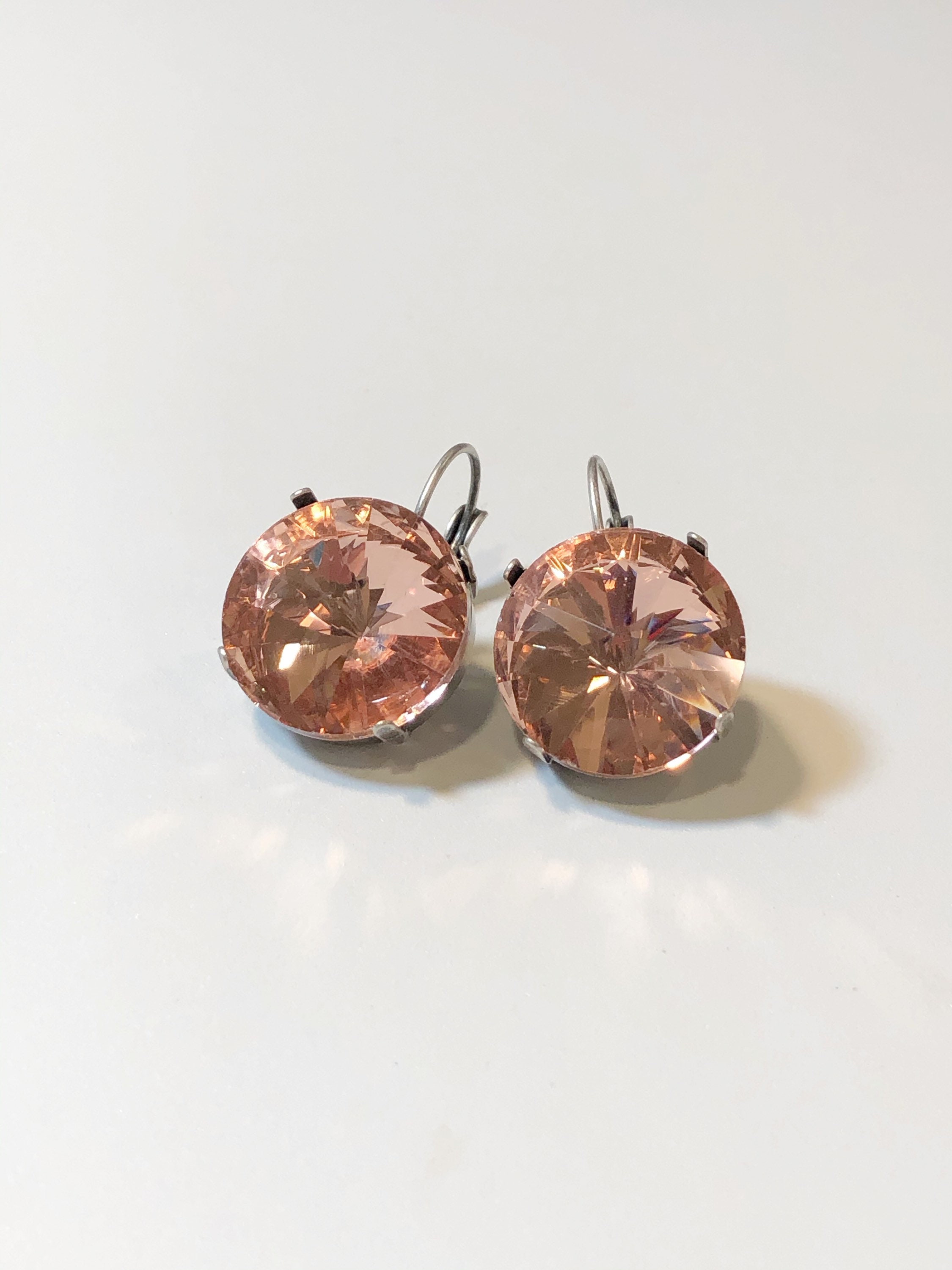 18mm Empty Earring Leverback Setting Empty Cup Chain Earrings - Etsy