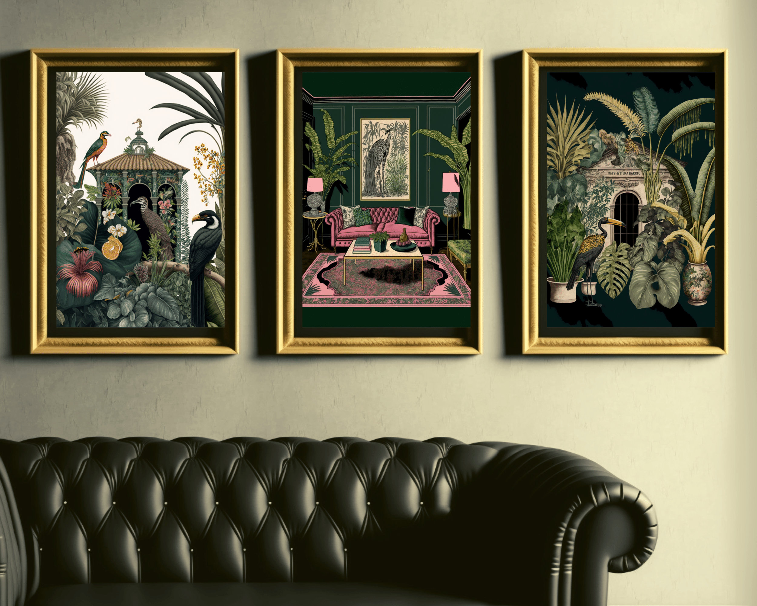 15 Tropical Maximalist Art Prints, Printable Gallery Wall, Digital ...