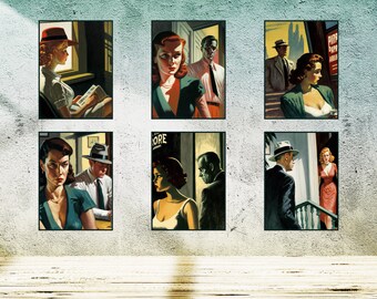 Edward Hopper Gallery Wall - Etsy