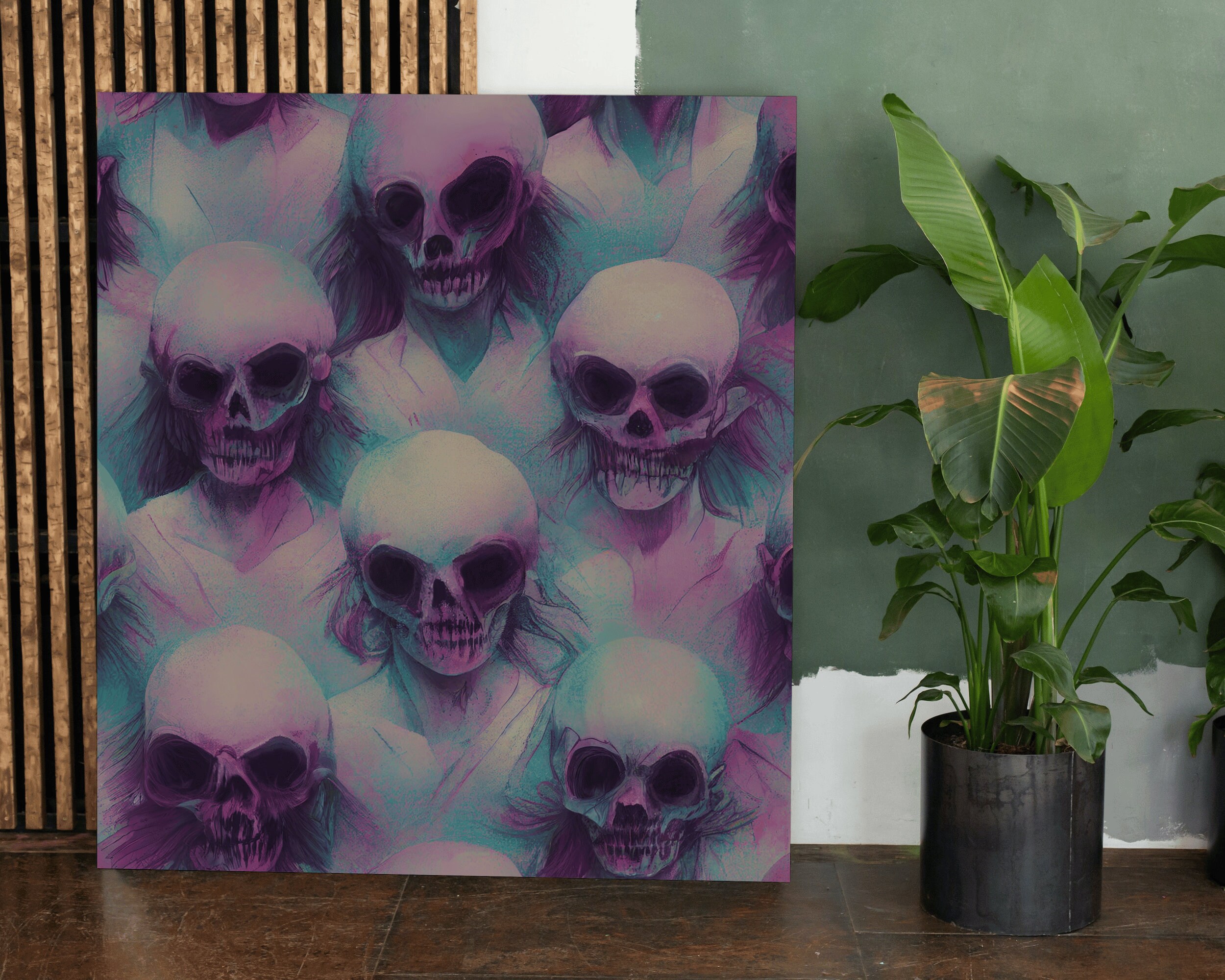 30 Pastel Goth Patterns, Digital Scrapbook Paper Pack, Gothic Skull SVG ...