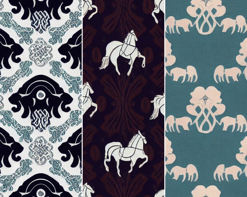 15 Tory Burch Inspired Wallpaper Design, Digital Scrapbook Paper Pack ...