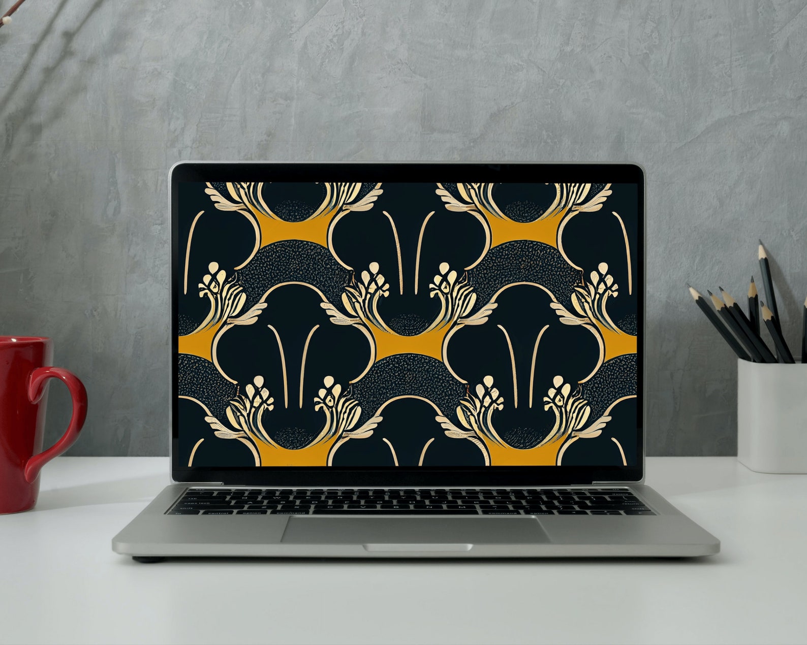 Art Nouveau Odyssey Pattern, Digital Scrapbook Paper Pack, Greek ...
