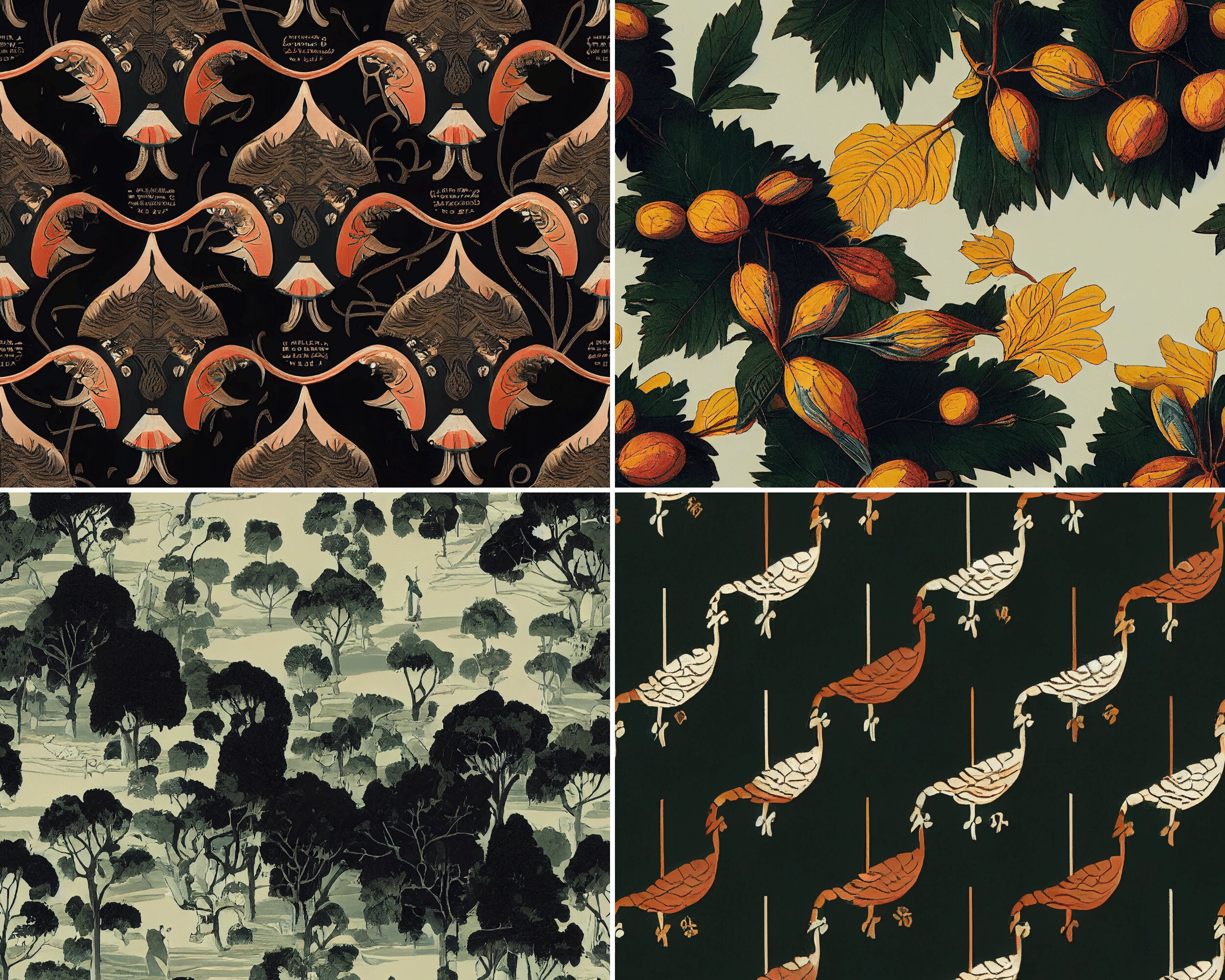 20 Hermes Inspired Wallpaper Design, Digital Scrapbook Paper Pack ...