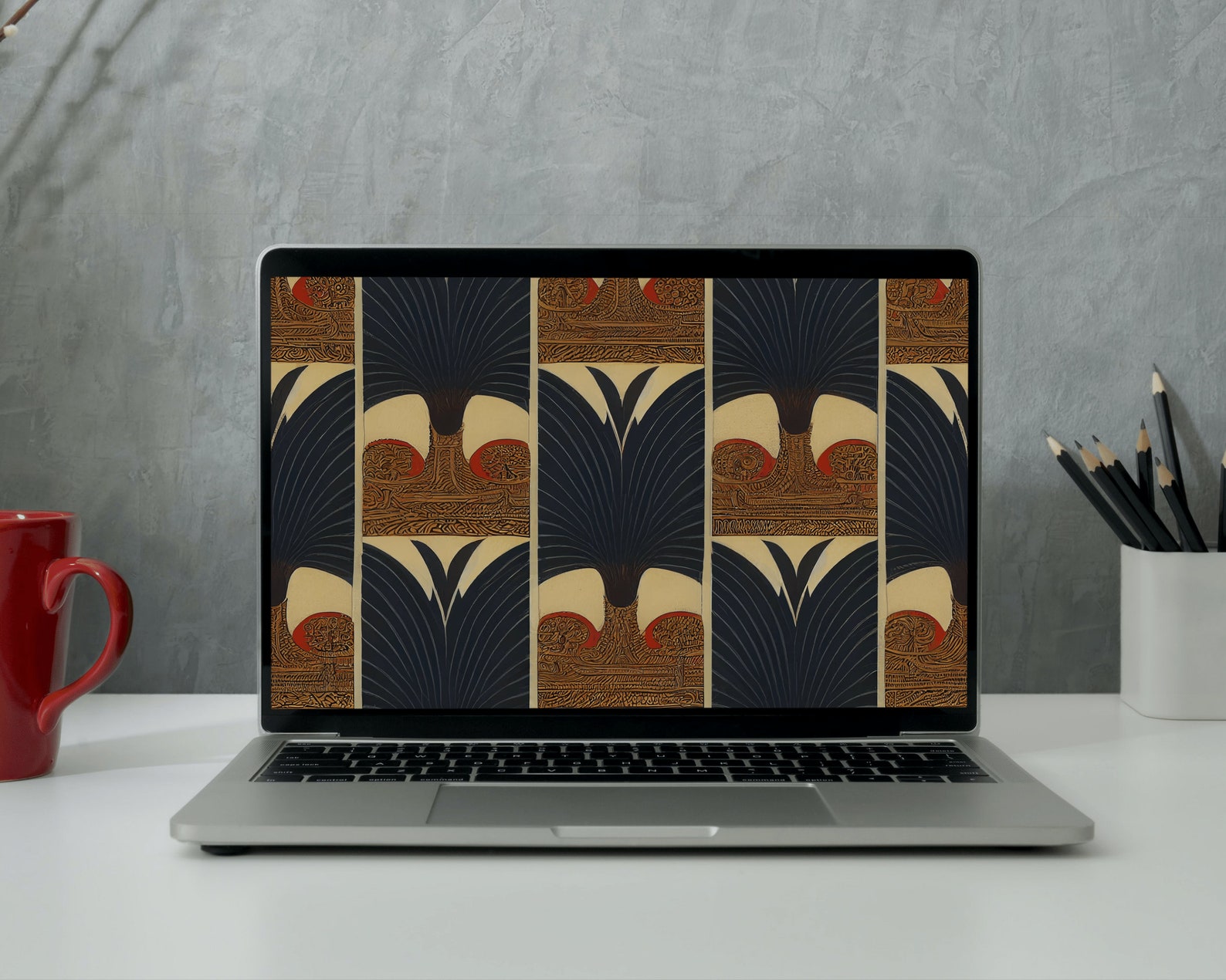 Art Nouveau Odyssey Pattern, Digital Scrapbook Paper Pack, Greek ...