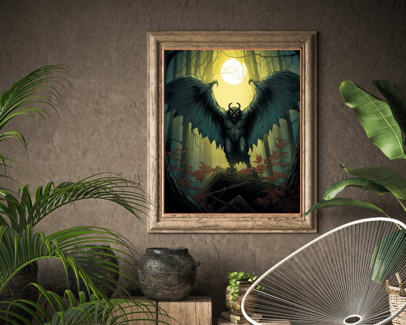 30 Cryptid Digital Wall Art Printable Greeting Card - Etsy