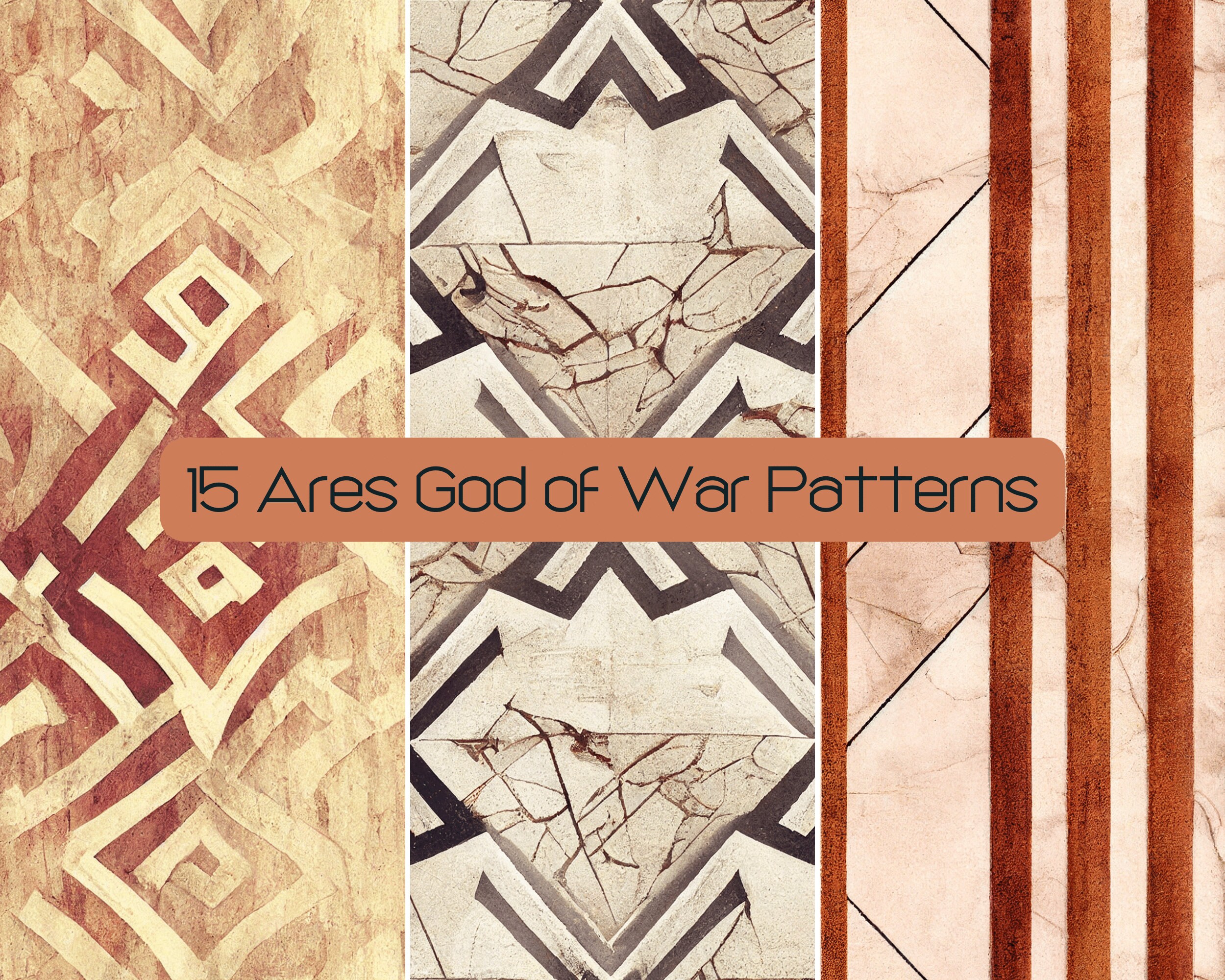 Ares God of War Pattern, Ancient Greek Digital Paper (SVG, JPG) - Etsy