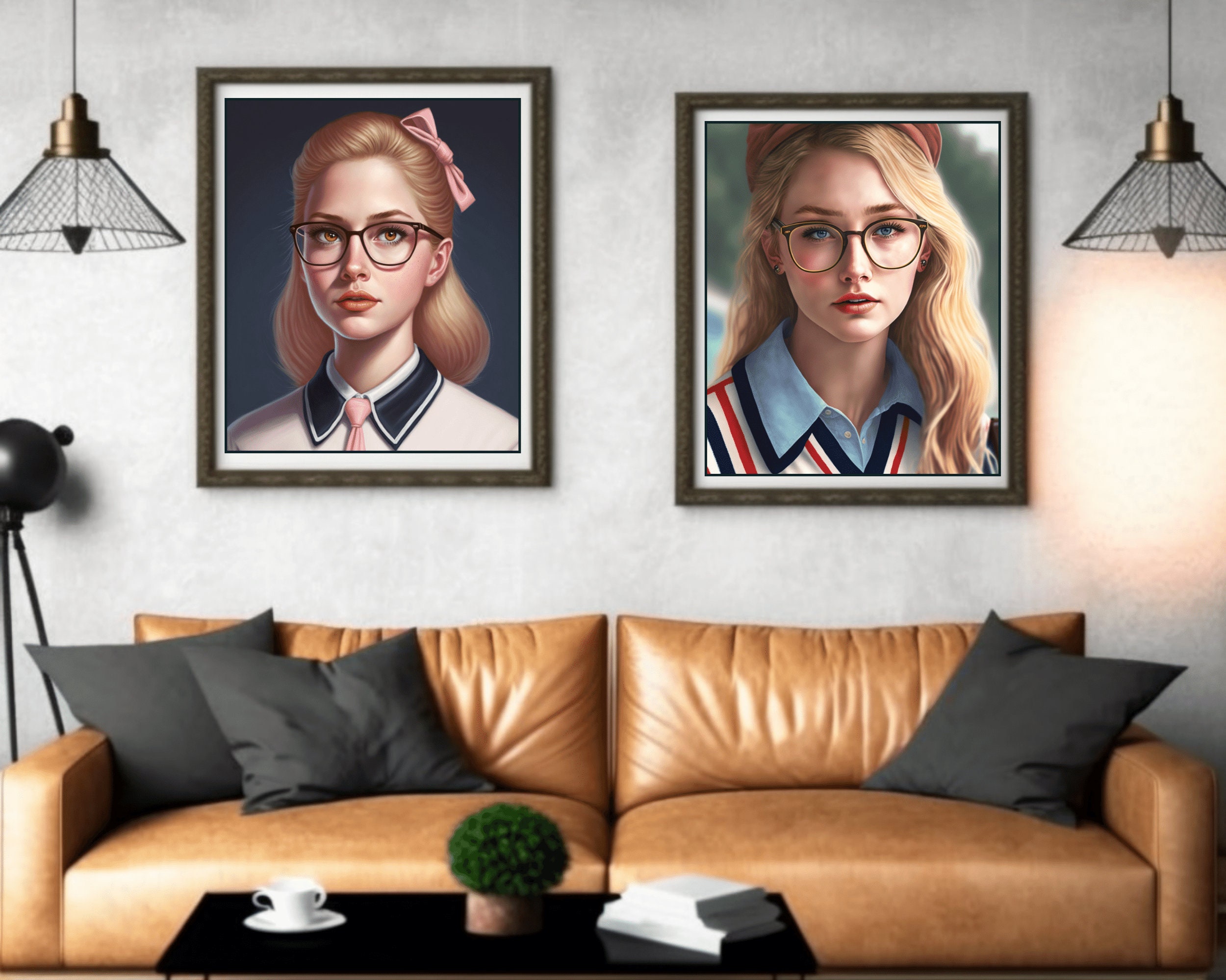 12 Preppy Aesthetic Art Prints, Digital Gallery Wall, Printable ...