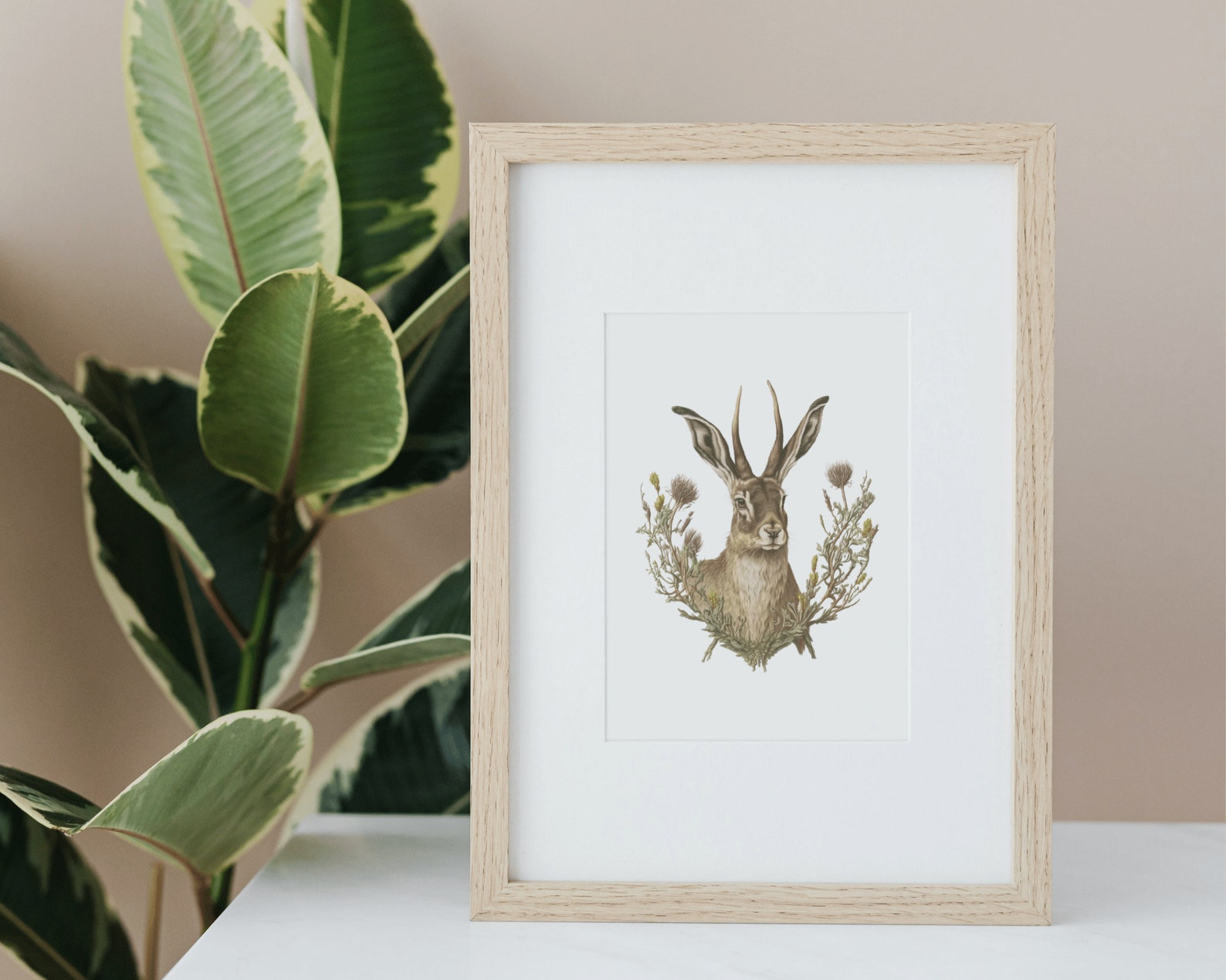 Jackalope Clip Art, Desert Cryptid Illustration (SVG, JPG) - Etsy
