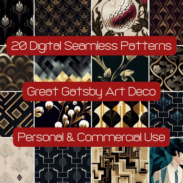 Art Deco Pattern - Etsy