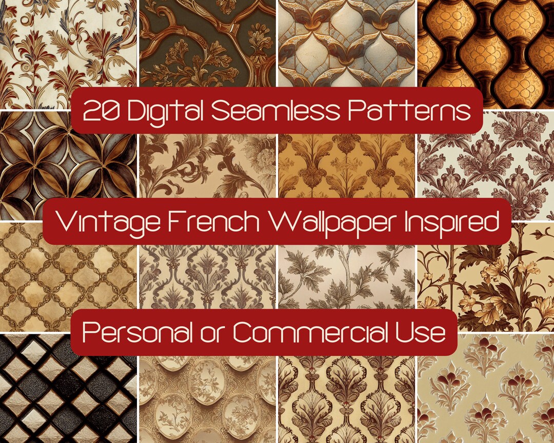 25 Neutral French Luxury Printable Wallpaper, Digital Scrapbook Paper ...