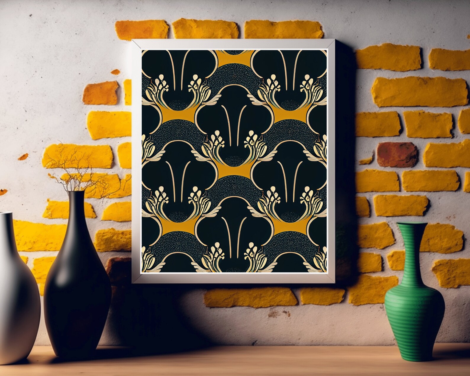 Art Nouveau Odyssey Pattern, Digital Scrapbook Paper Pack, Greek ...
