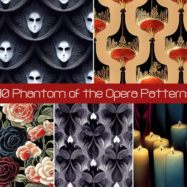 Printable Phantom of the Opera Printable - Etsy