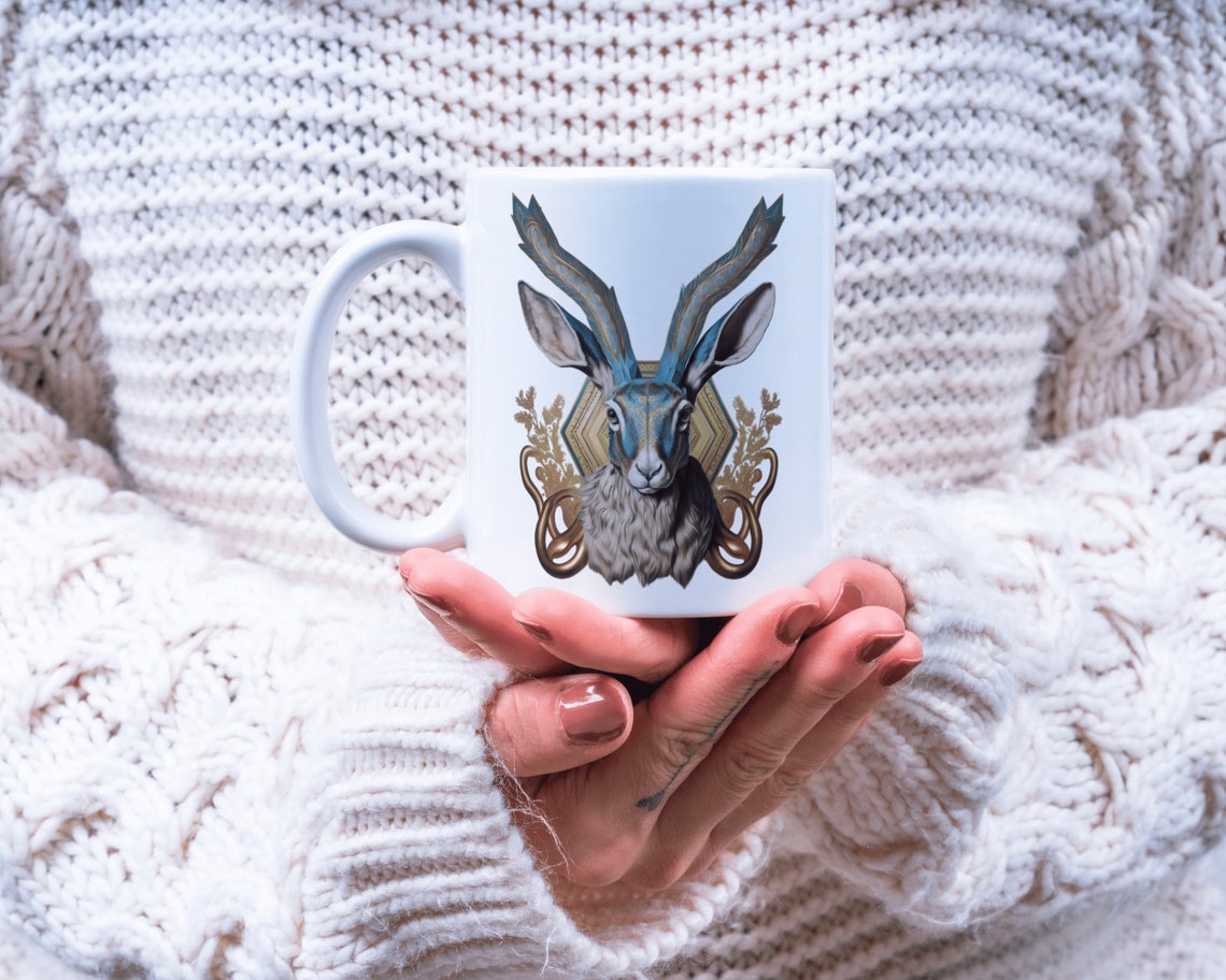 Jackalope Clip Art, Desert Cryptid Illustration (SVG, JPG) - Etsy