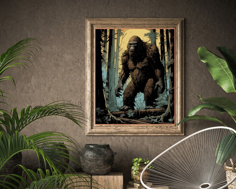 30 Cryptid Digital Wall Art Printable Greeting Card - Etsy