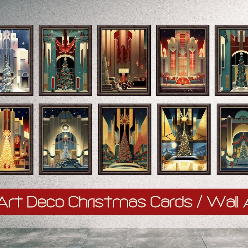 1920s Christmas Prints - Etsy