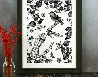 Gothic Art Print | Etsy