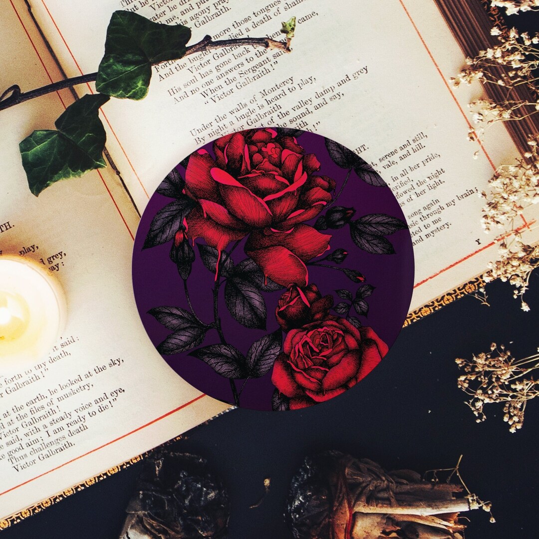 Bleeding Roses Vinyl Sticker Laptop Decal Gothic - Etsy UK