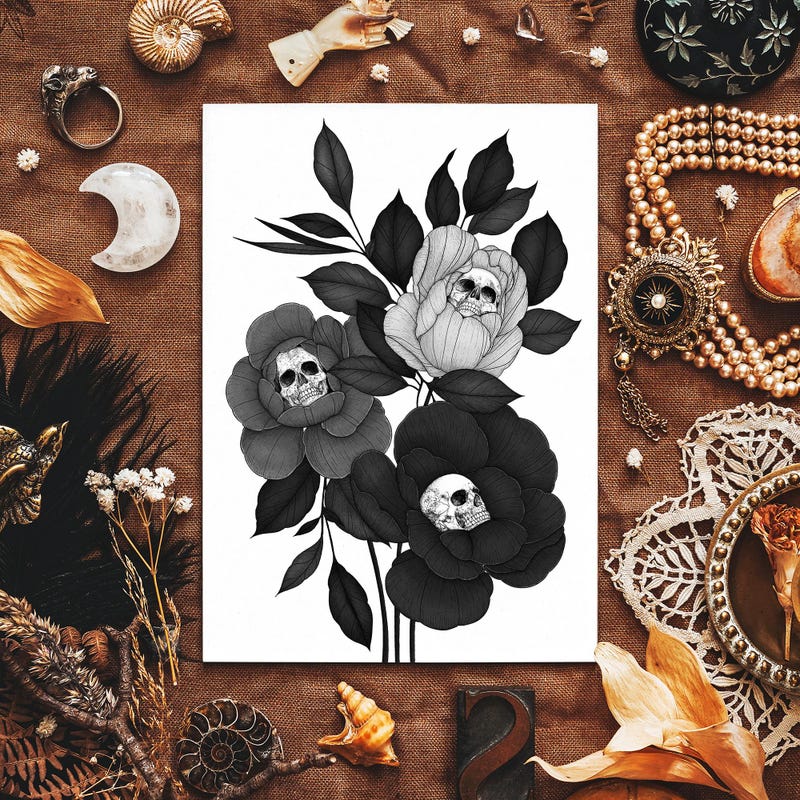 Macabre Art Print - Etsy