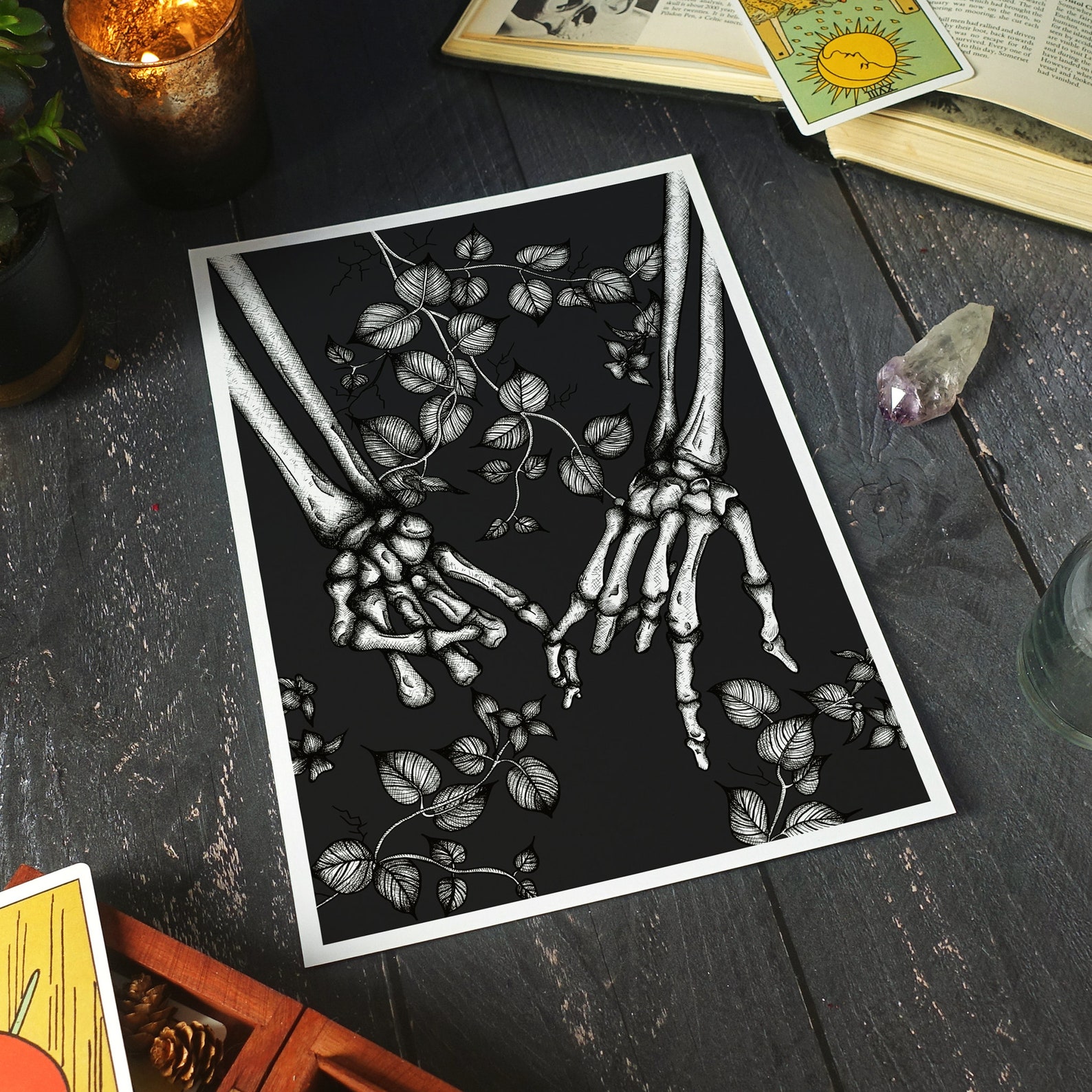 Pinky Promise Giclée Print Pinky Swear Illustration Gothic | Etsy UK