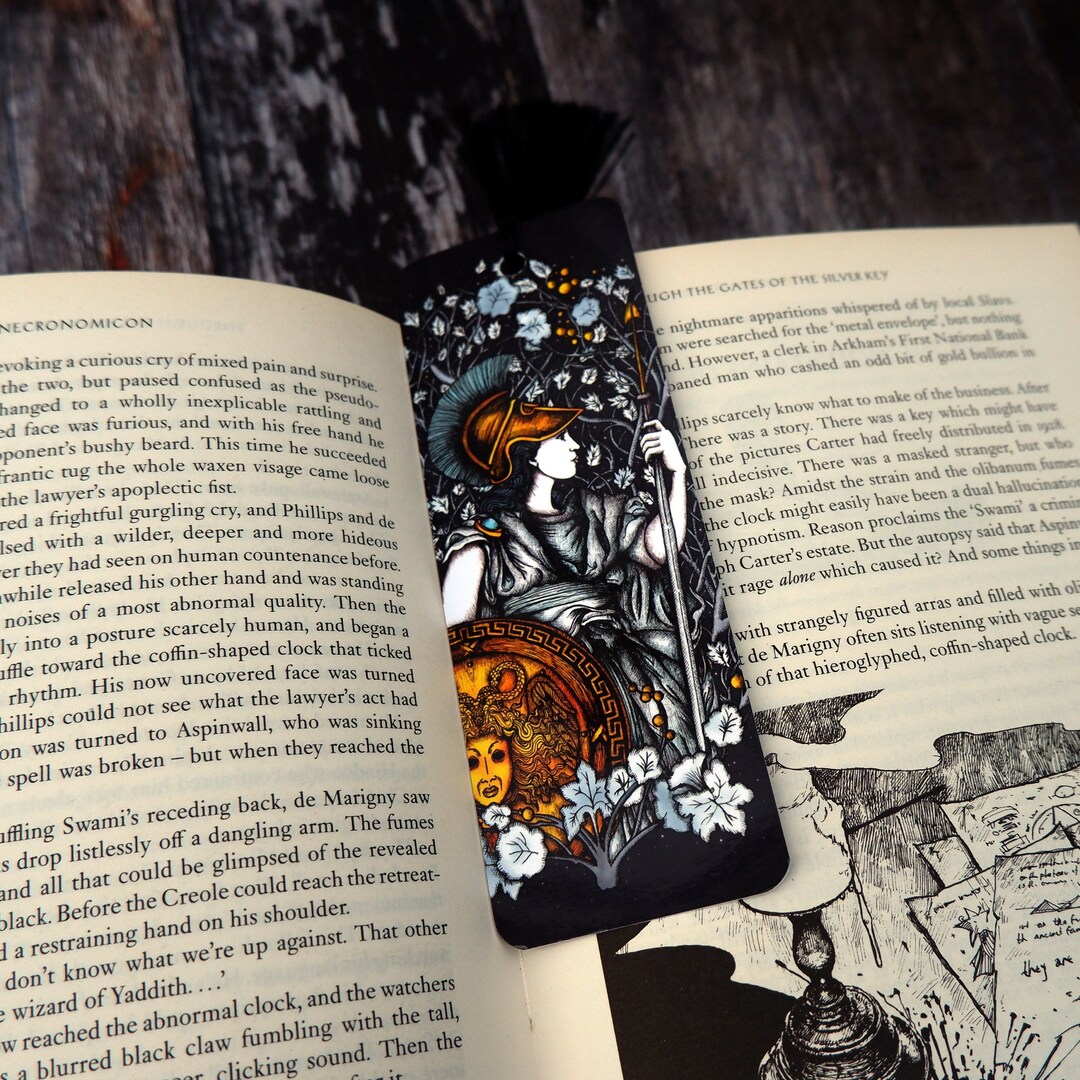 Goddess Athena Bookmark Greek Mythology Goddess Illustration Mythical ...