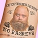 Funny No Ragrets Bachelorette Party Tattoos Favors, No Regerts, Custom ...