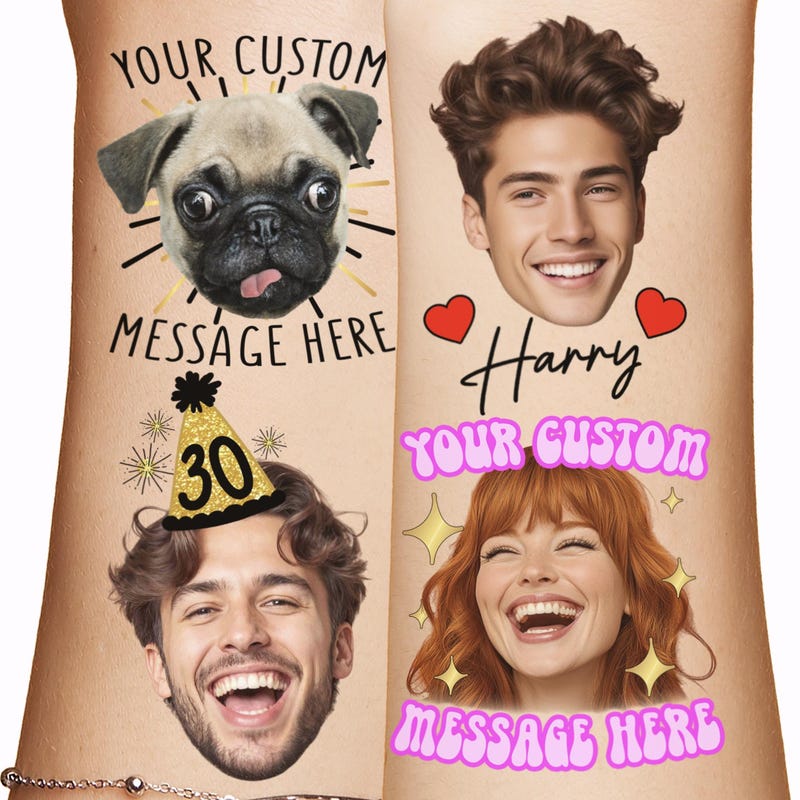 Birthday Decor With Faces - Etsy