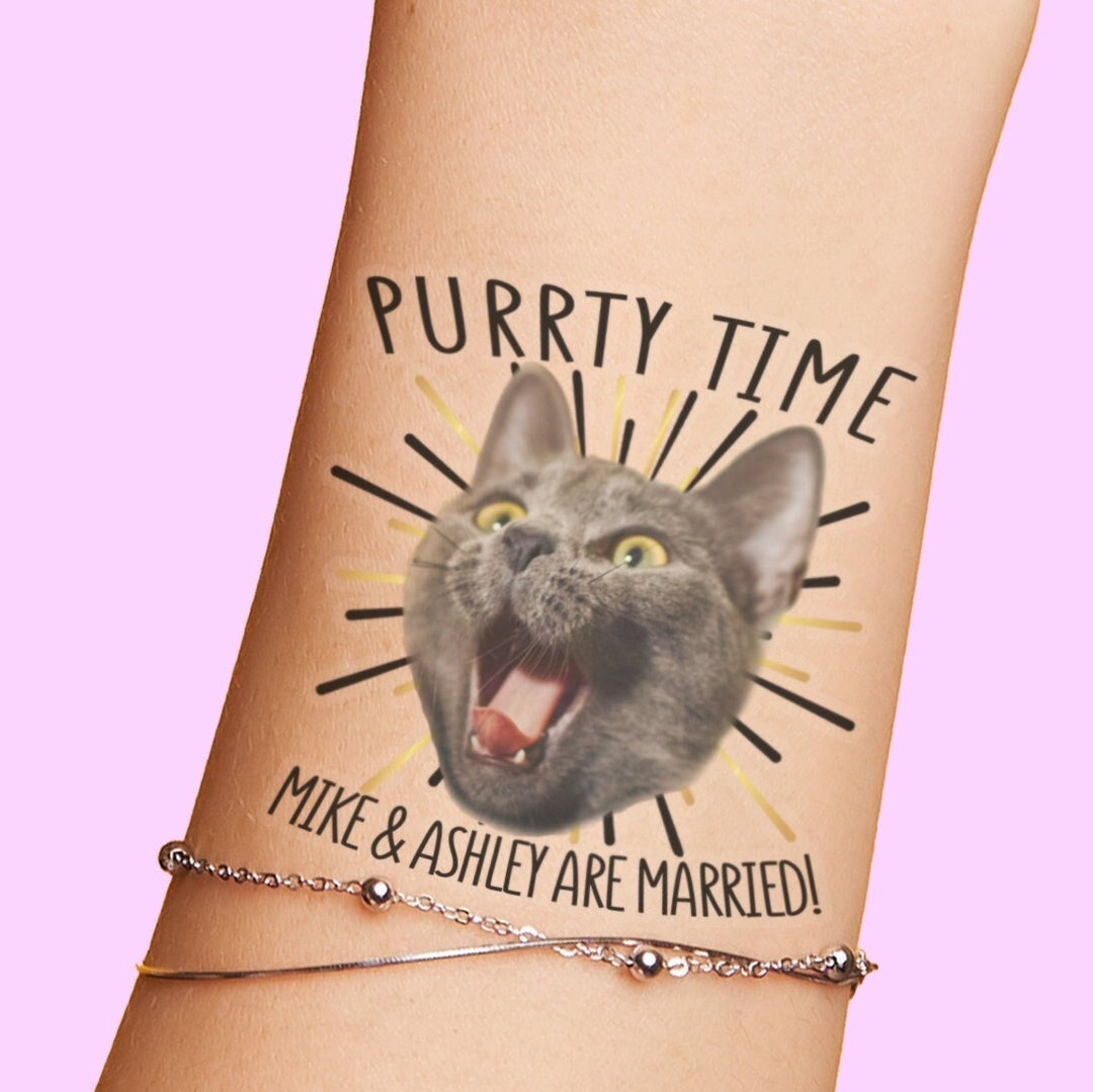 PHOTO TEMPORARY TATTOO, Custom Face Tattoo, Photo Temporary Tattoo ...