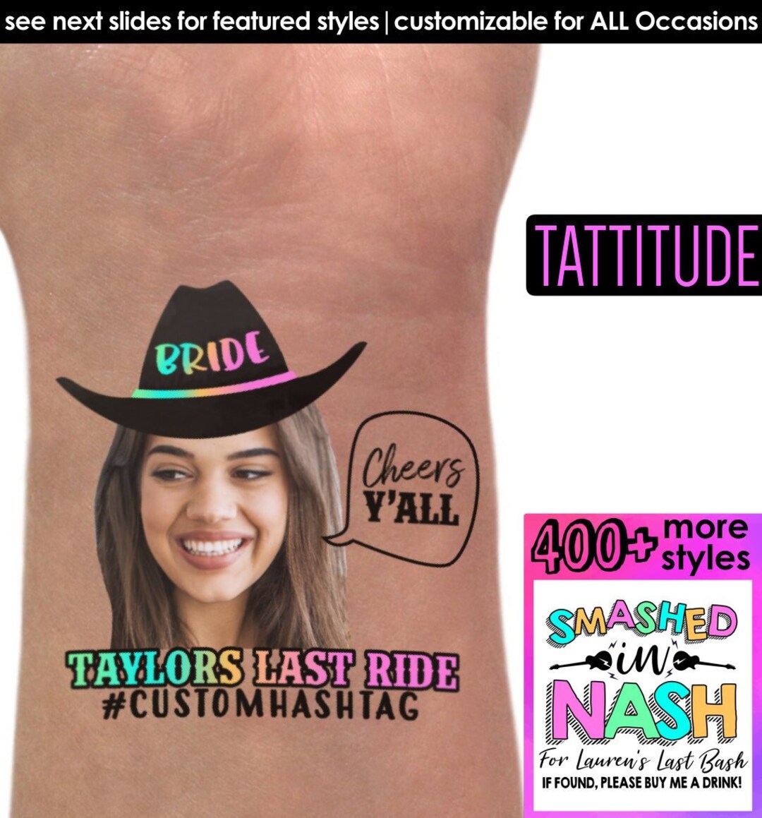 Brides Last Ride Before She's A Bride Custom Personalized Nashville ...