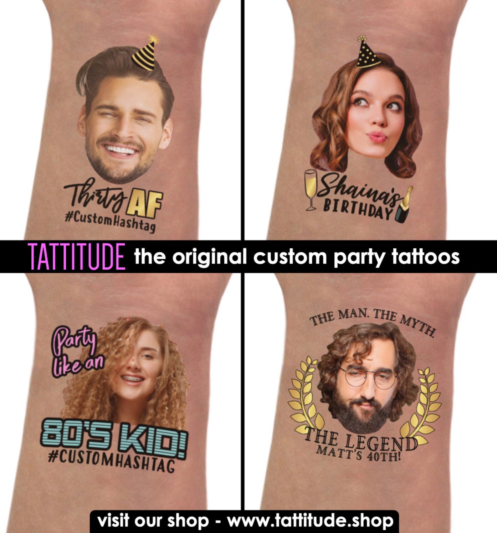 Custom Graduation Tattoos Graduation Party Favors - Etsy