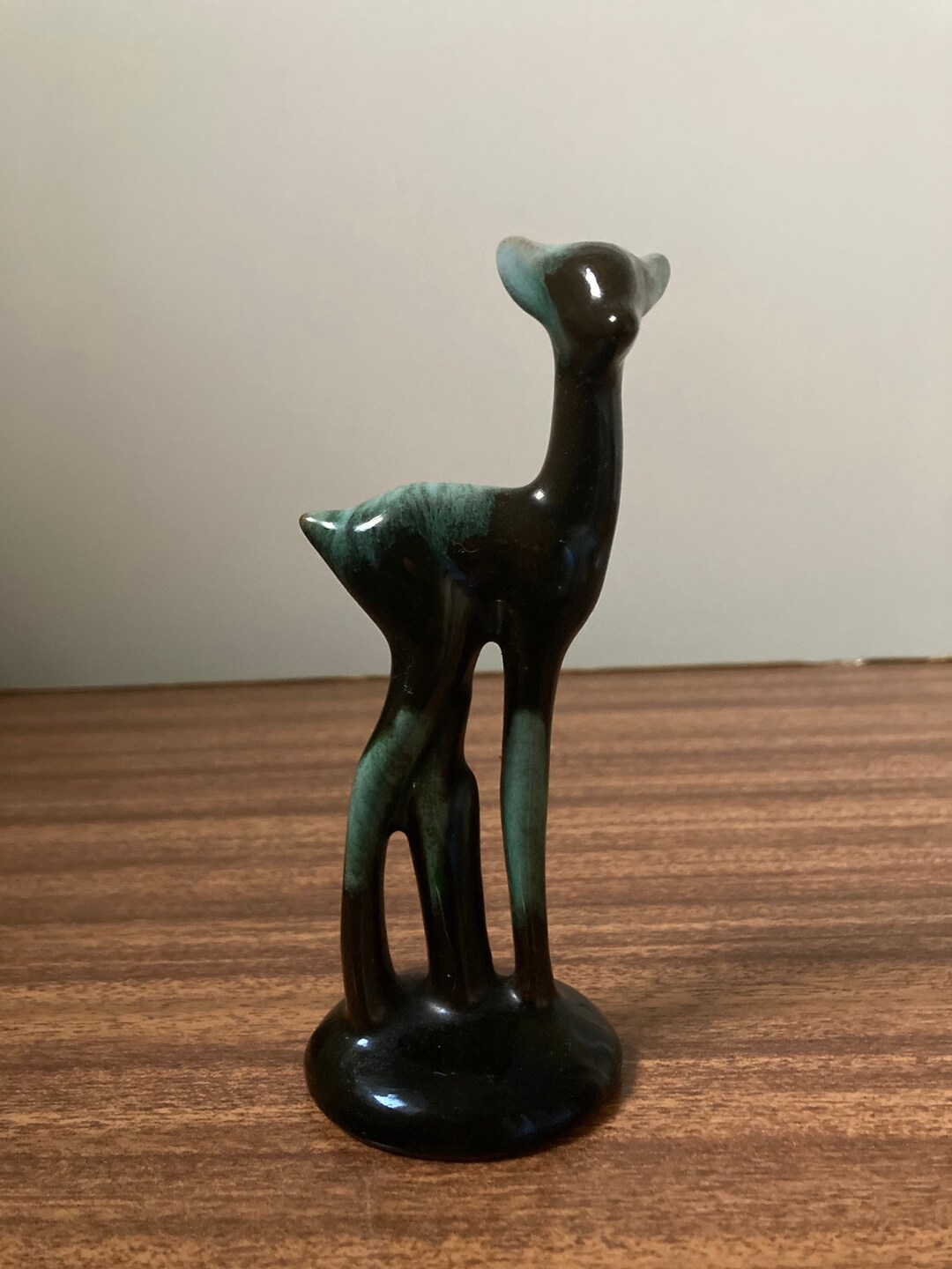 Vintage MCM Long Legged Deer, Blue Mountain Pottery Fawn, Blue Mountain ...