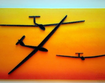 String Art Airplane - Etsy