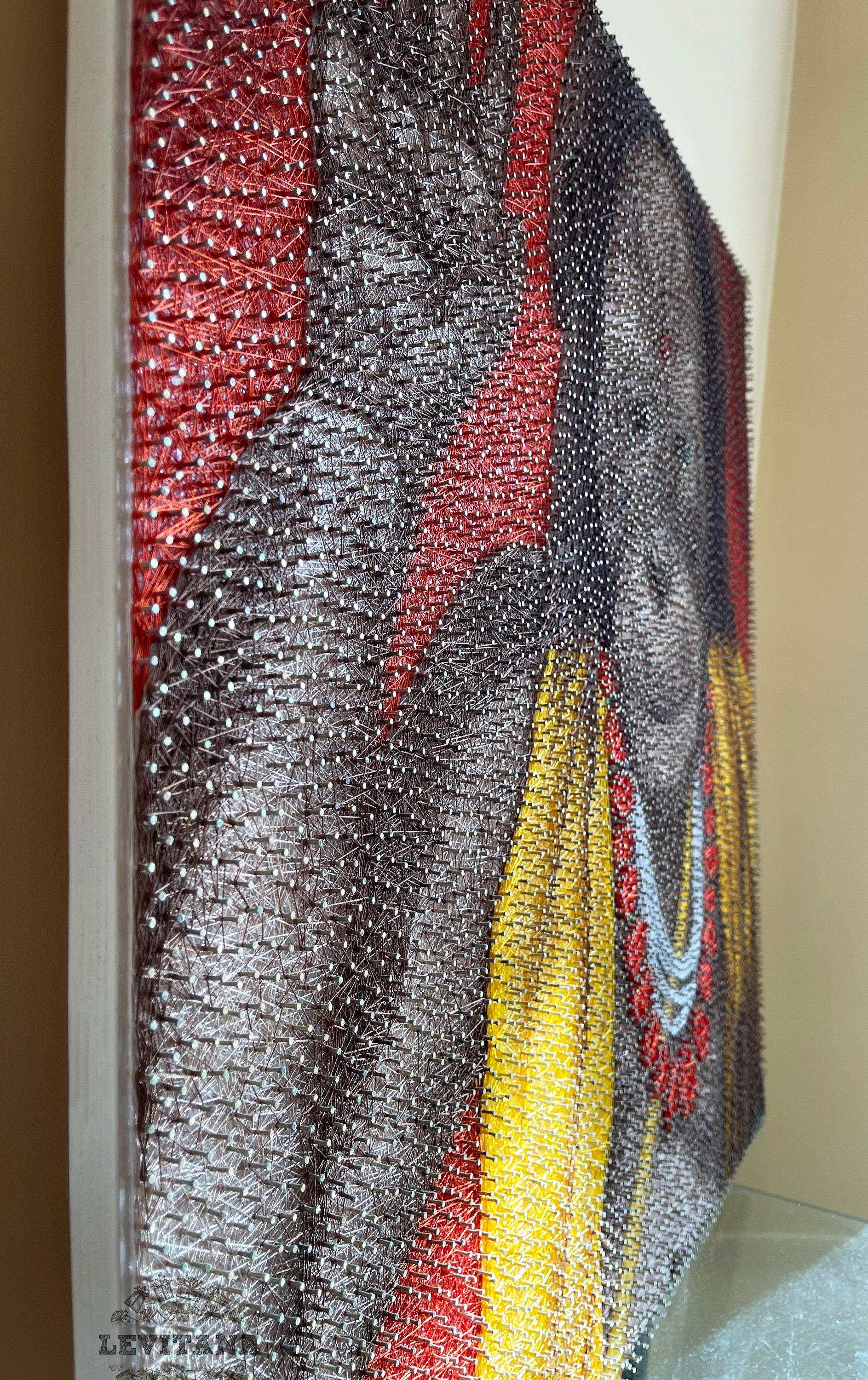 String Art Monkey Hinduism Wood Wall Art Orangutan Modern Wall - Etsy