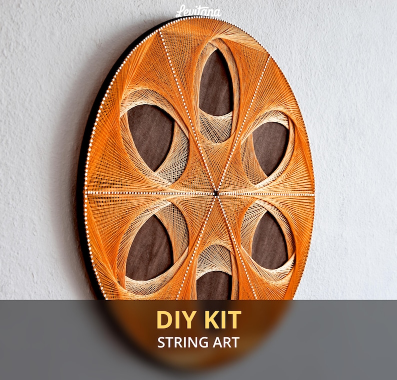 String Art DIY Kit Mandala Geometric Wall Art - Etsy