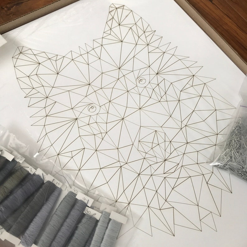 DIY Kit String Art Lion Wild Animal Wall Art - Etsy