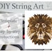 DIY String Art Template Digital String Art Lion | Etsy