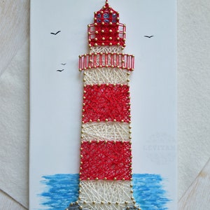 DIY String Art DIY for Kids and Adults String Art Lighthouse String Art ...
