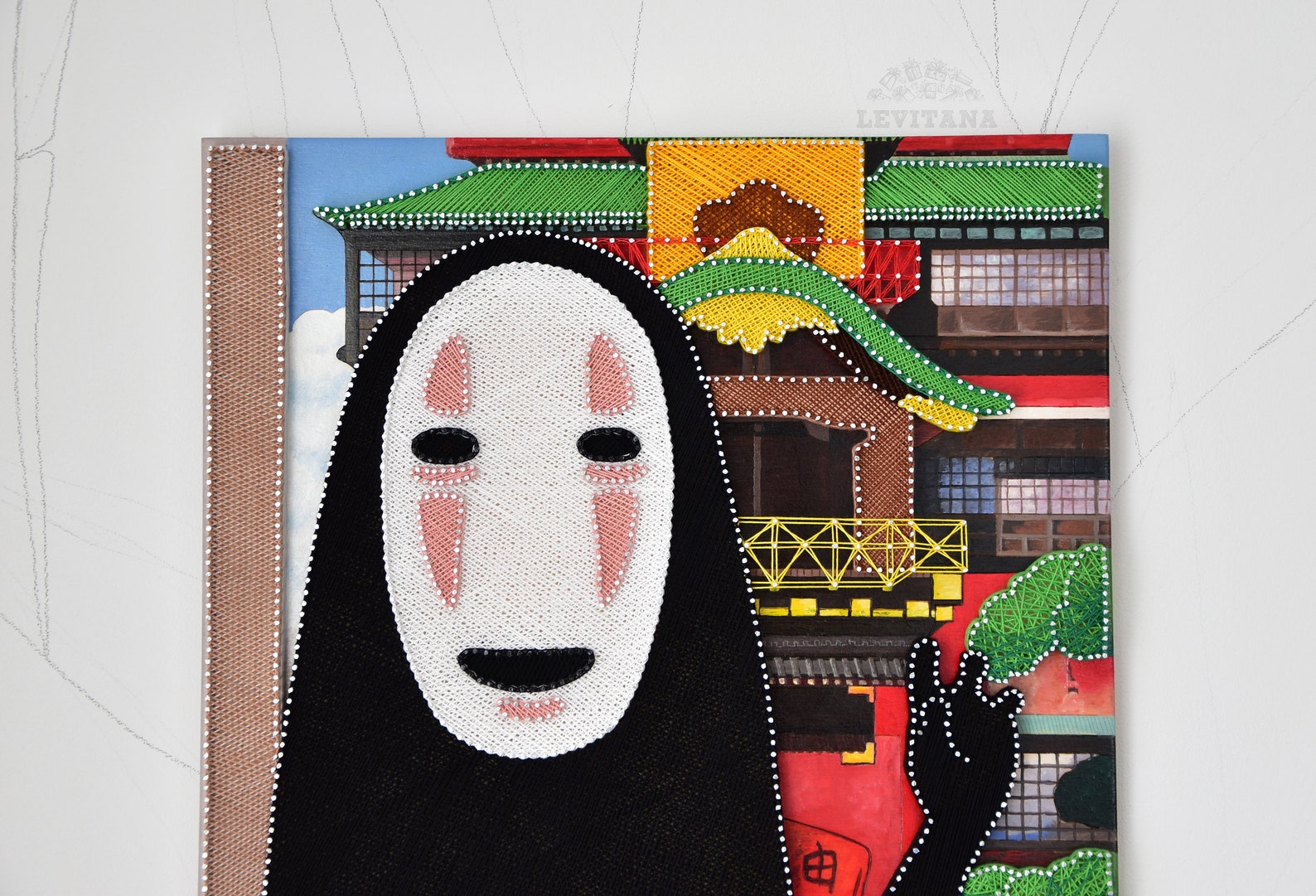 Spirited Away Wall Art Anime String Art No Face Spirited Away - Etsy