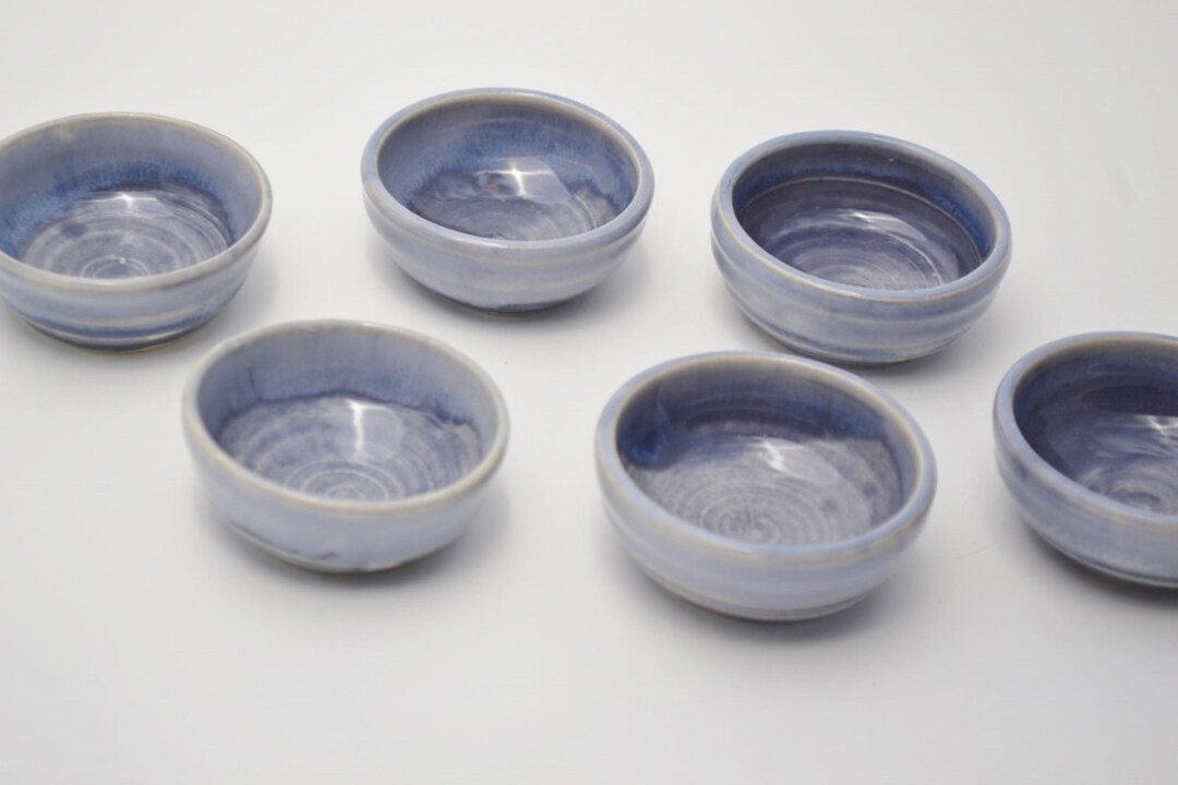 Set of 48 Copitas De Mezcal, Blue Copitas for Mezcal, Ceramic Shot ...