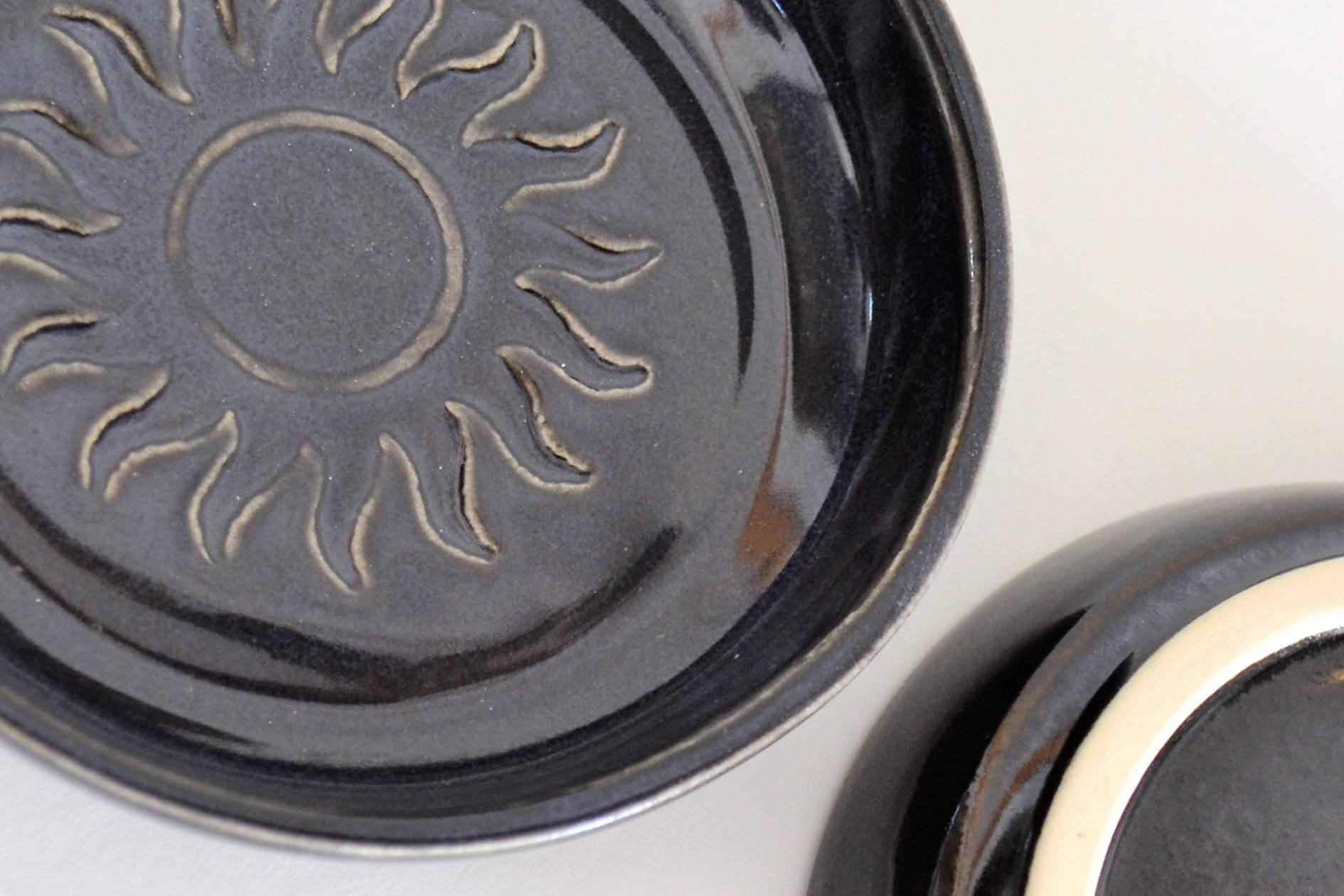 Tapa Plate Small Ceramic Round Serving Dish Hors - Etsy