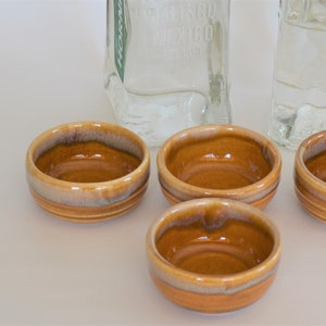Set of 4 Brown Copitas, Copitas De Mezcal, Shot Glasses for Mezcal ...