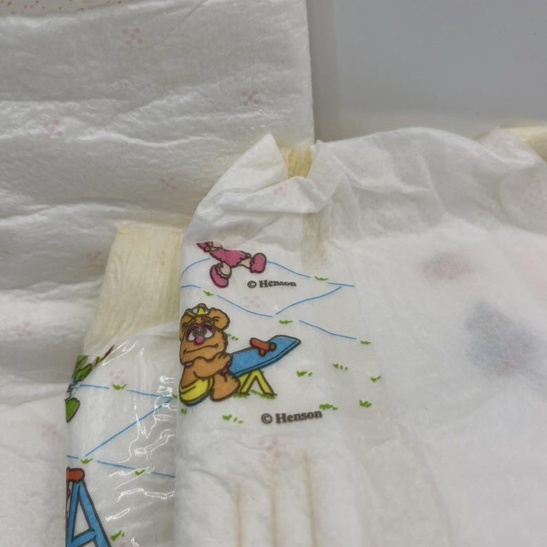 Lot of 3 Vintage Muppet Babies Diapers Clean 80s 90s Summertime ...