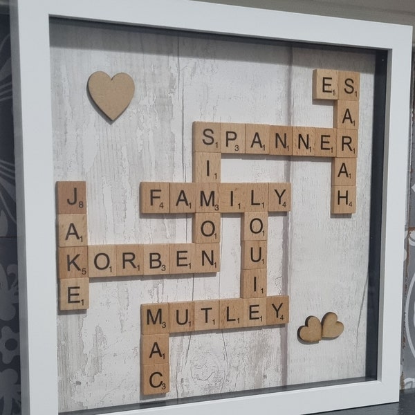 Scrabble Frame - Etsy UK