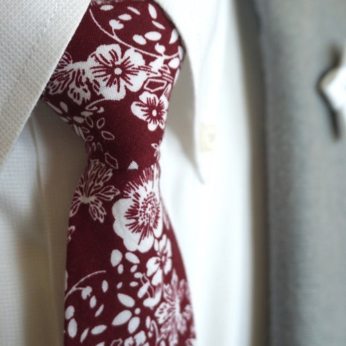 Handmade Lapel Flower Pin With a Floral Tie Set Wedding - Etsy