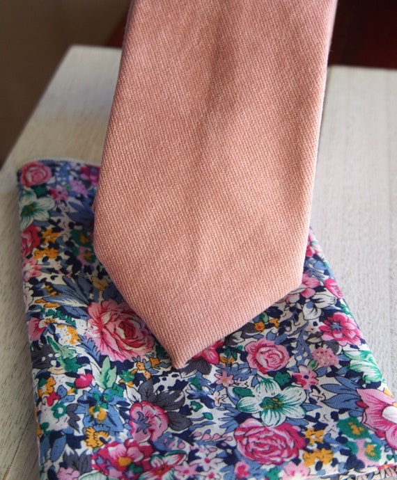 Salmon Colored Neck Ties