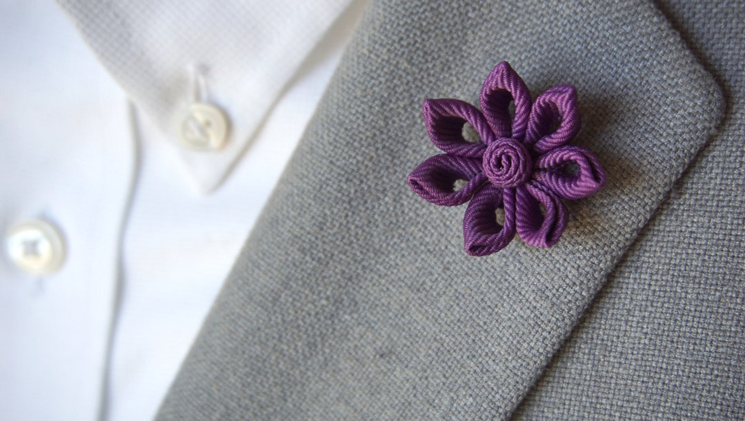 Handmade Small Lapel Flower Pin / Flower Lapel Pin / Flower Brooch ...