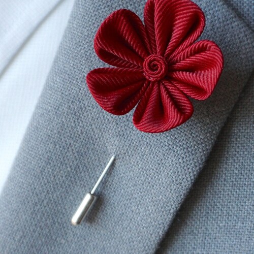 Handmade Lapel Flower Pin / Flower Lapel Pin / Flower Brooch / - Etsy