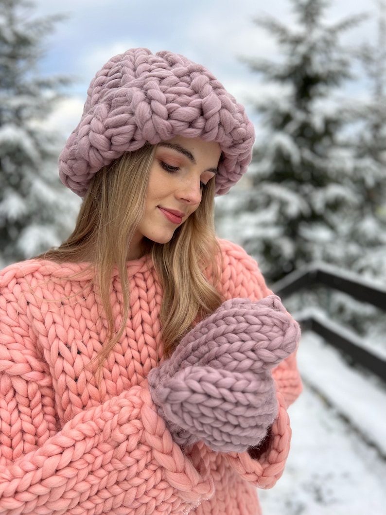 Women's Wool Knit Hat, Winter Hat, Helsinki Hat, Knit Hat, Knitted ...