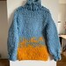 Chunky Knit Sweater Made in Ukraine, Oversized Sweater, Turtleneck ...