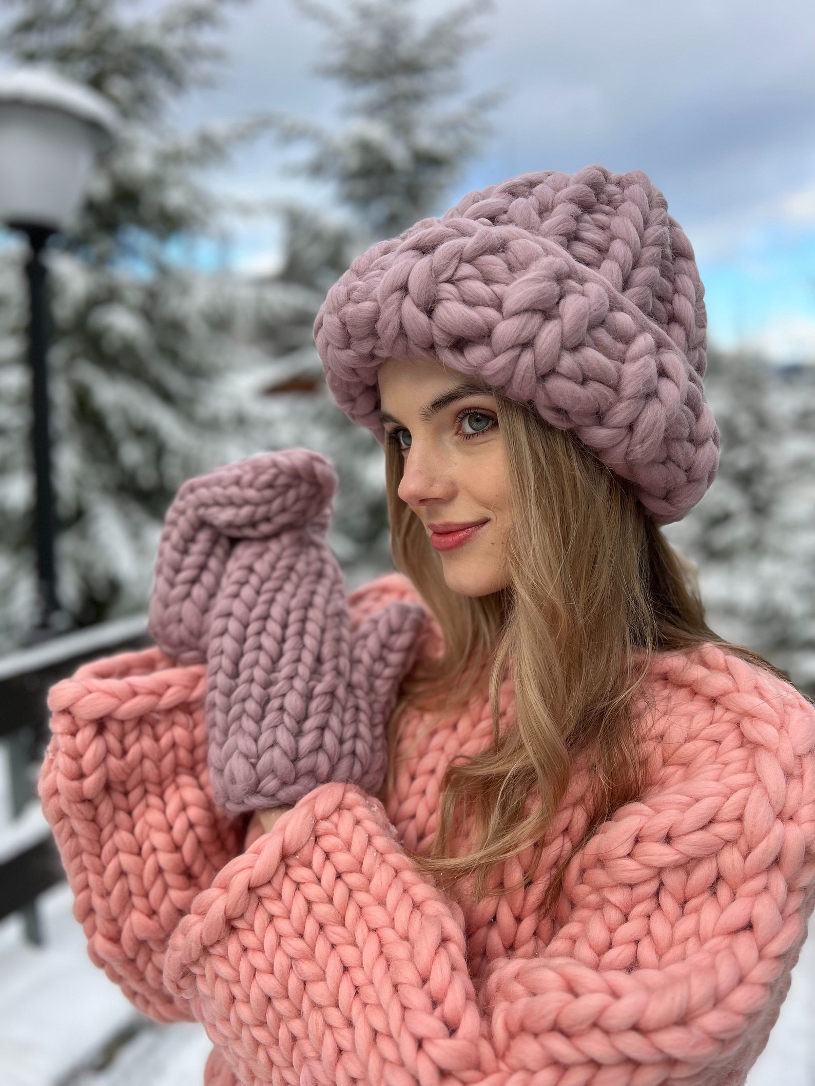 Women's Wool Knit Hat, Winter Hat, Helsinki Hat, Knit Hat, Knitted ...